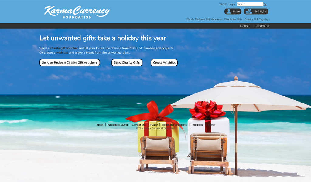 Karma Currency Website