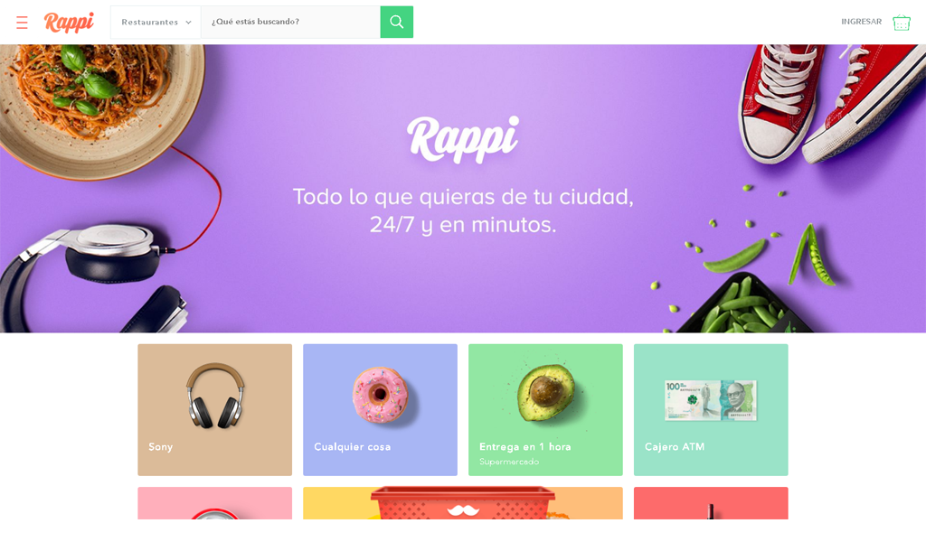 Rappi. Order whatever you want