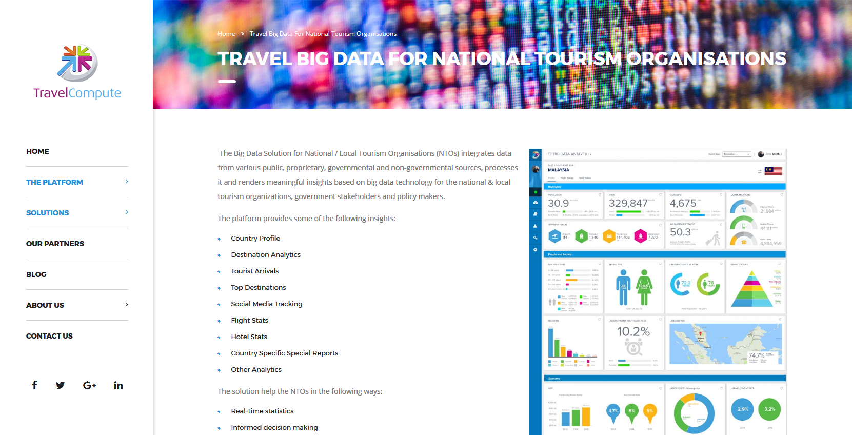 TravelCompute Travel & Tourism Big Data Platform